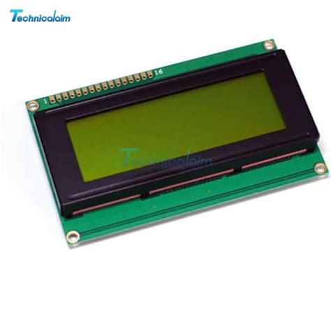 MODULO DISPLAY LCD Giallo X Caratteri V Per Arduino Con HD EUR PicClick IT