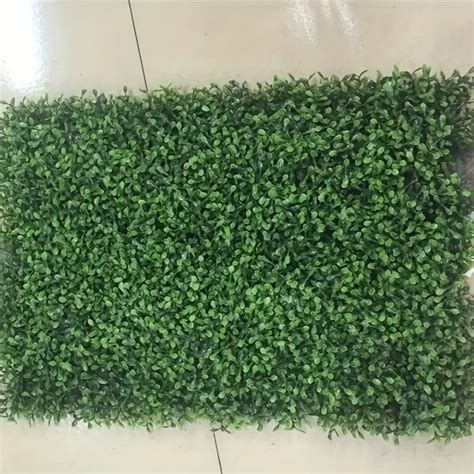 1pc Artificial Grass Wall Panel Hedge Lawn Backdrop For Home Garden