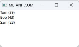 Qt и С Список ListView