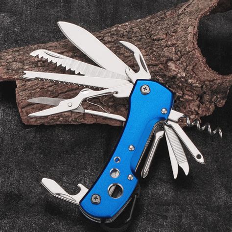 다기능 칼 다목적 도구 스위스 군용 칼 휴대용 Edc 스테인레스 스틸 야외 캠핑 비상 조합 도구 세트 Aliexpress
