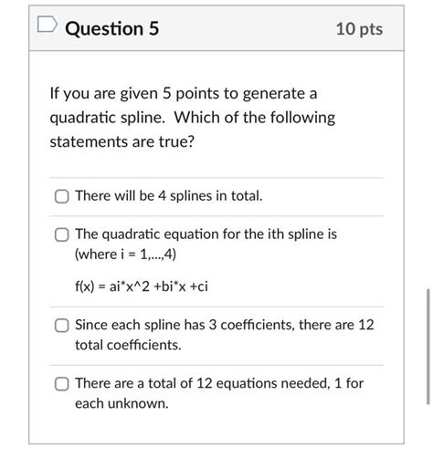 Solved Question Pts If You Are Given Points To Chegg Com