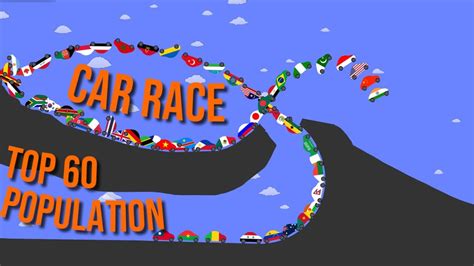 Car Race Top 60 Population Algodoo Youtube