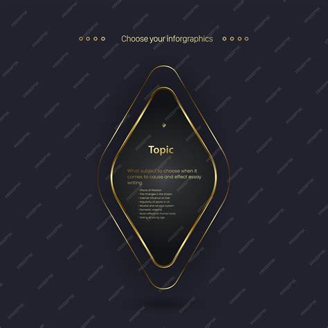 Premium Vector Triangle In Dark Premium Button Option Chart And Process Button Design And