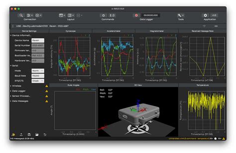 An Arduino Library For The X Imu3 Gui Imu Data Visualisation Tool By David Such Embedded Ai