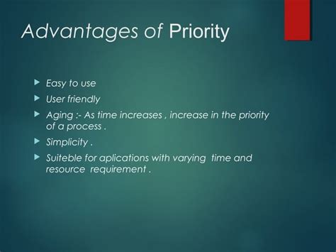 Priority Scheduling Algorithms Ppt