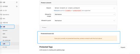 “you are not allowed to push code to protected branches on this project ” csdn博客