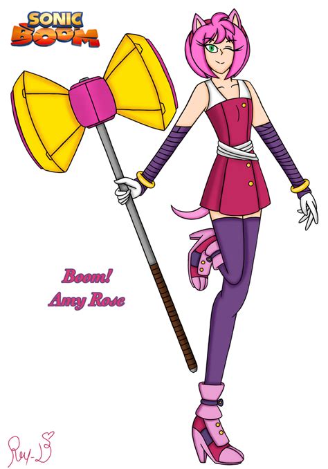 Boom Amy Rose Human Ver By Annie Blue On Deviantart