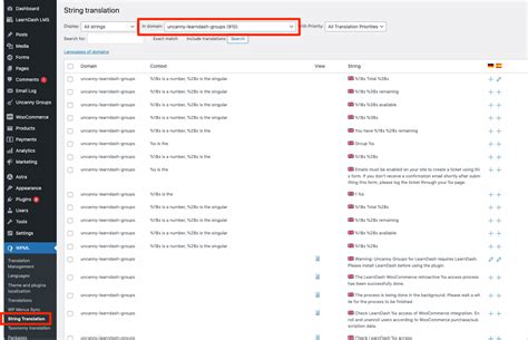 Translating Uncanny Groups Plugin Using Wpml