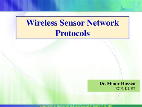 Wireless Sensor Network Protocols Ppt Download