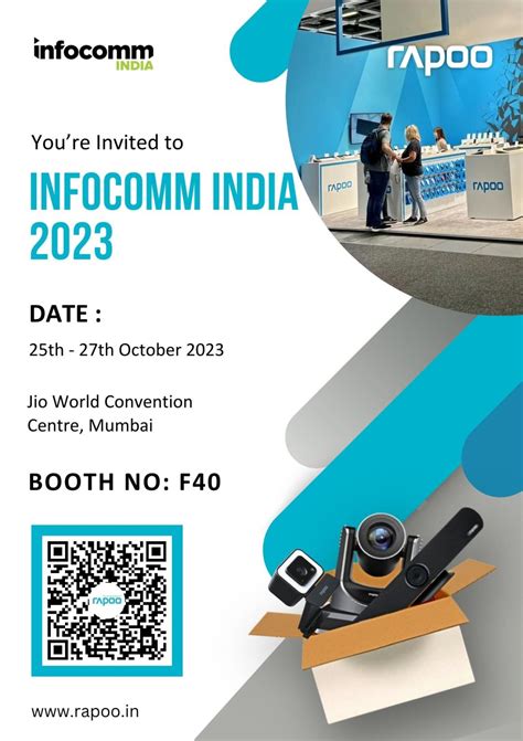 Rapoo India On Linkedin Rapoo Rapooindia Infocomm2023 Avtech Innovation Tech