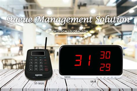 Syscall St 5020 Queue Management System For Cafes And Restaurants