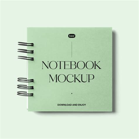 Free Square Notebook Mockup Mockupbee Free Square Notebook Mockup Mockupbee