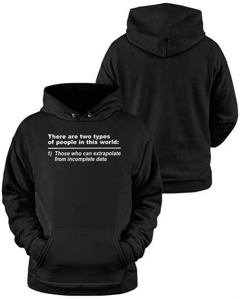 There Are Two Types Of People In This World T Shirt Black Tiotee