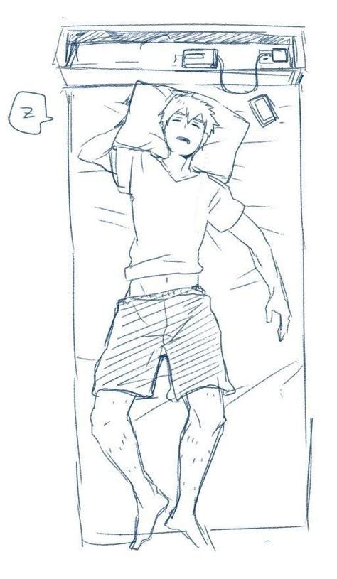 Man Laying Down Pose Drawings