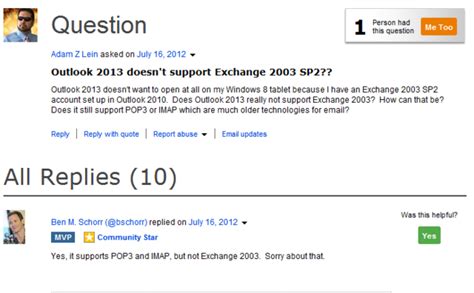 Outlook Does Not Support Exchange Neowin