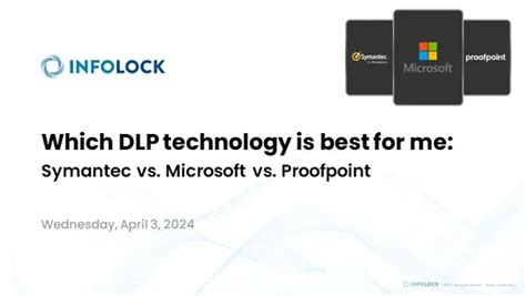 Which DLP Technology Is Best For Me Symantec Vs Microsoft Vs Proofpoint Infolock