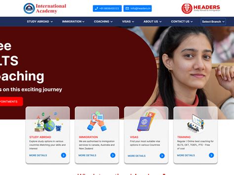 Elevating The International Academy Home Page 🌍🏫 By Athul Udayakumar Ux Ui Designer You