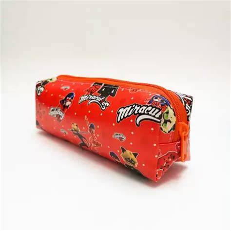 خرید و قیمت جامدادی فانتزی طرح دختر کفشدوزکی تک زیپ چرم مصنوعی از غرفه گالری دوزندگان