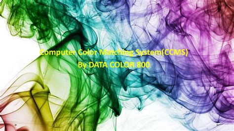 Computer Color Matching System Pptx