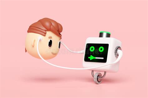 Connecting Humans To Robots For Learning Isolated On Pink Background Education Knowledge