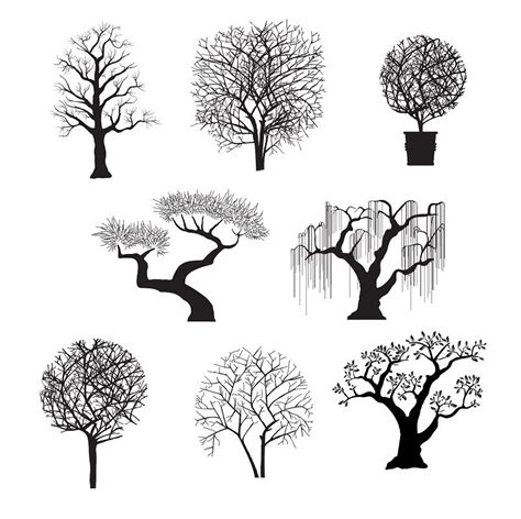 وکتور درخت طرح 3