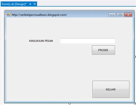 Belajar Visual Basic Membuat Textbox Label Dan Msgbox Pada Visual Basic