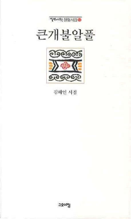 큰개불알풀 김해인 교보문고