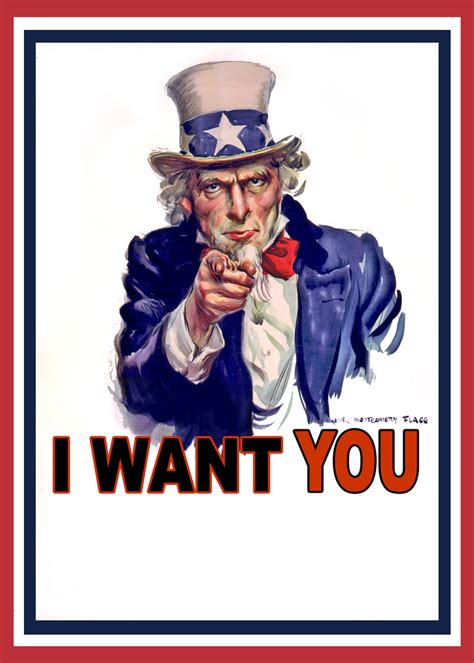 I Want You Blank Template Imgflip