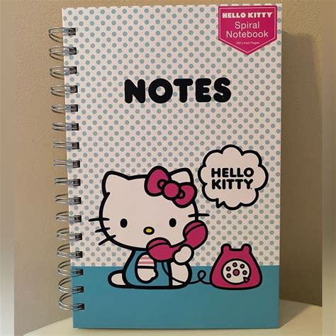Hello Kitty Spiral Notebook In 2024 Hello Kitty Items Hello Kitty Hello Kitty House