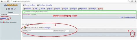 Cara Membuat Database Mysql Di Phpmyadmin Sistemphpcom