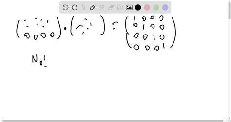 Solved Does A Matrix With A Row Of All Zeros Have An Inverse Why