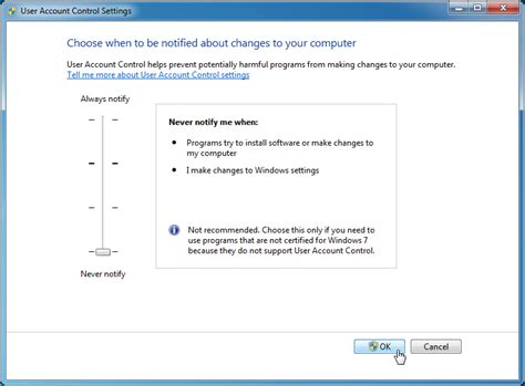 In C How To Disable Windows Uac Control By Program Stack Overflow