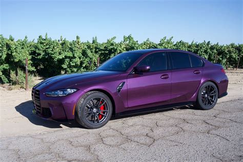 One Of A Kind 2022 Bmw M3 Purple Silk With Fiona Red Interior
