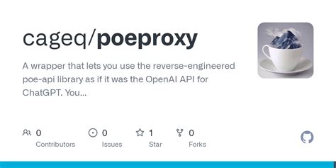 Github Cageqpoeproxy A Wrapper That Lets You Use The Reverse