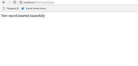 Mysql Insert Into Database Using Php And Html Form Stack Overflow