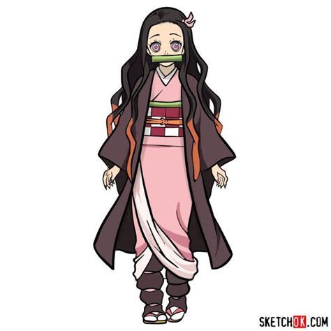 How To Draw Nezuko Full Body