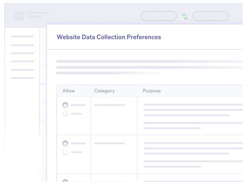 segment consent manager wireframe illustration by katarzyna babula for