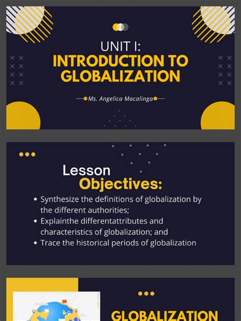 Unit I Introduction To Globalization Pdf