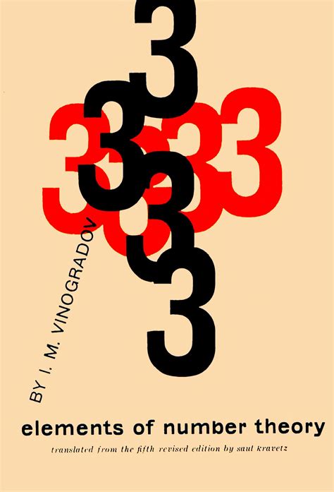 Elements Of Number Theory Vinogradov Mir Books