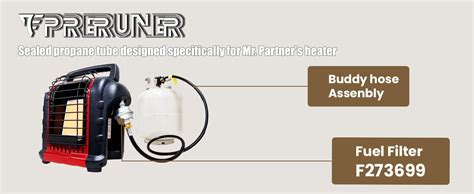 F273699 Fuel Filter With 6ft Propane Hose Compatible With