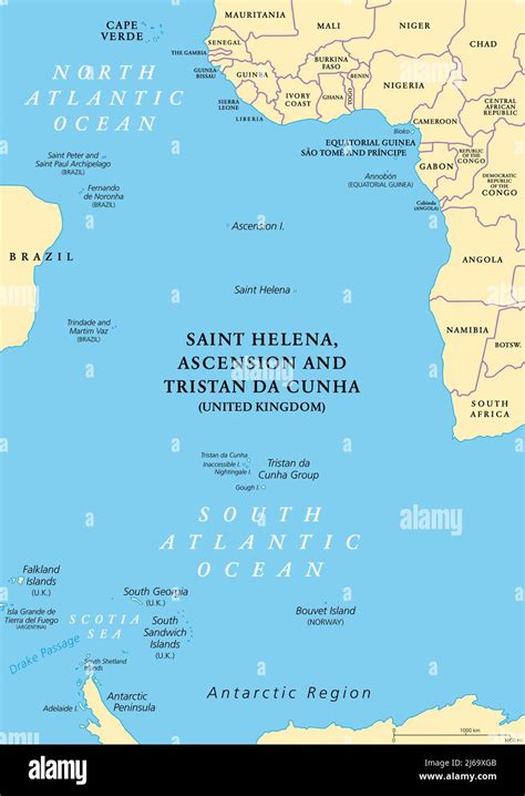 North Atlantic Islands Map