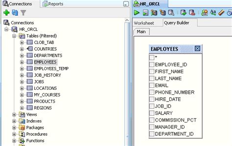 Using Query Builder In Oracle Sql Developer 30