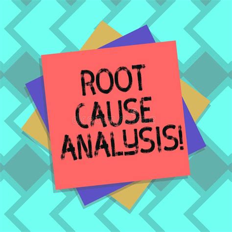 Text Sign Showing Root Cause Analysis Conceptual Photo Method Of Problem Solving Used For