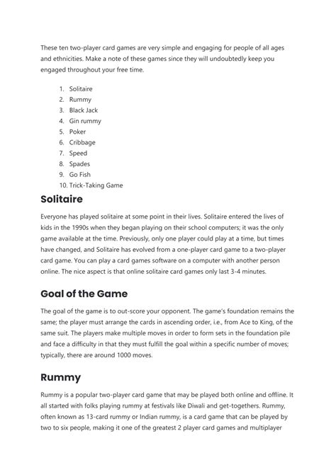 Ppt Did You Know There Are Two Player Card Games Powerpoint Ppt Did You Know There Are Two Player Card Games Powerpoint