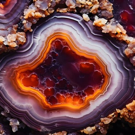 Premium Ai Image Agate Stone Texture