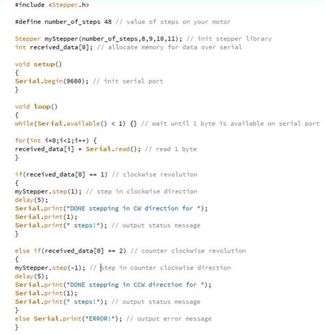 Control Steppermotor Via Arduino And Visa Ni Community