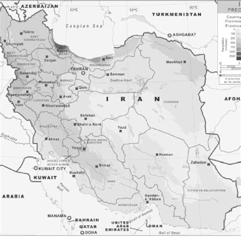 Precipitation Map Of Iran Download Scientific Diagram
