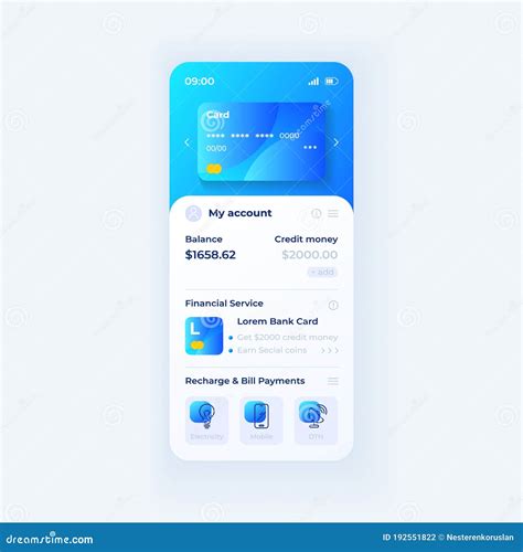 Personal Loans App Smartphone Interface Vector Template Stock Vector Illustration Of Layout