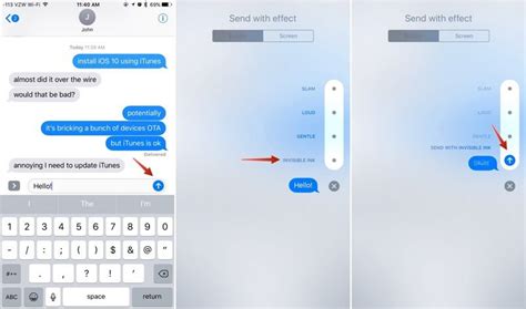 How To Use Messages Tapback Screen Effects And Bubble Effects In Ios