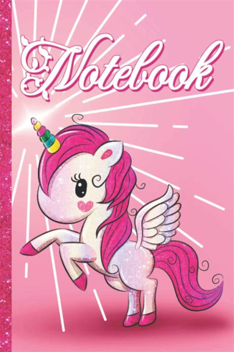 Cute Unicorn Notebook Pink Composition Notebook College Ruled Journal By The Gen Stop Shop